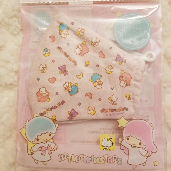 Sanrio | Accessories | Sanrio Little Twin Stars Face Mask Kid Size ...